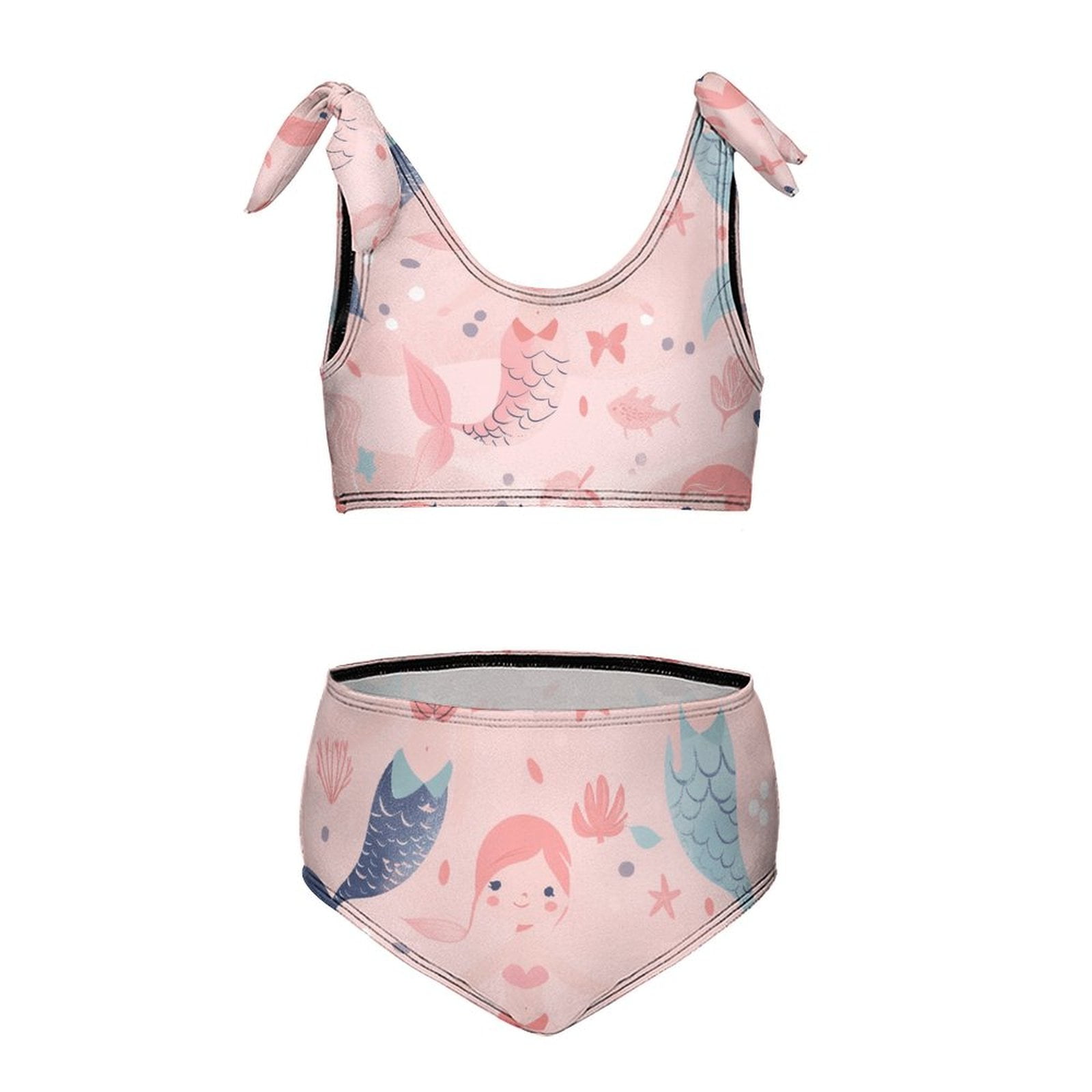 Ocean Cute Mermaid Girls' 2-Piece Tankini Swimsuit - Walmart.com