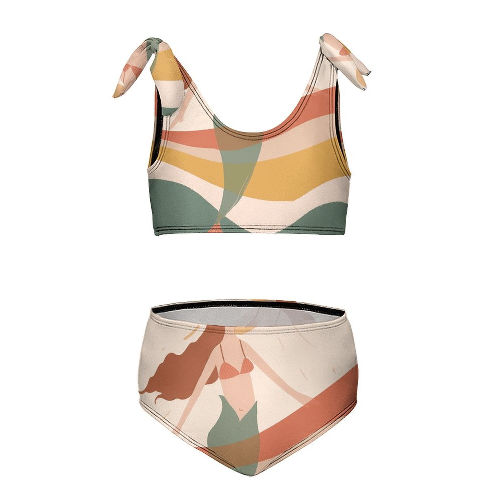Ocean Cute Mermaid Girls' 2-Piece Tankini Swimsuit - Walmart.com