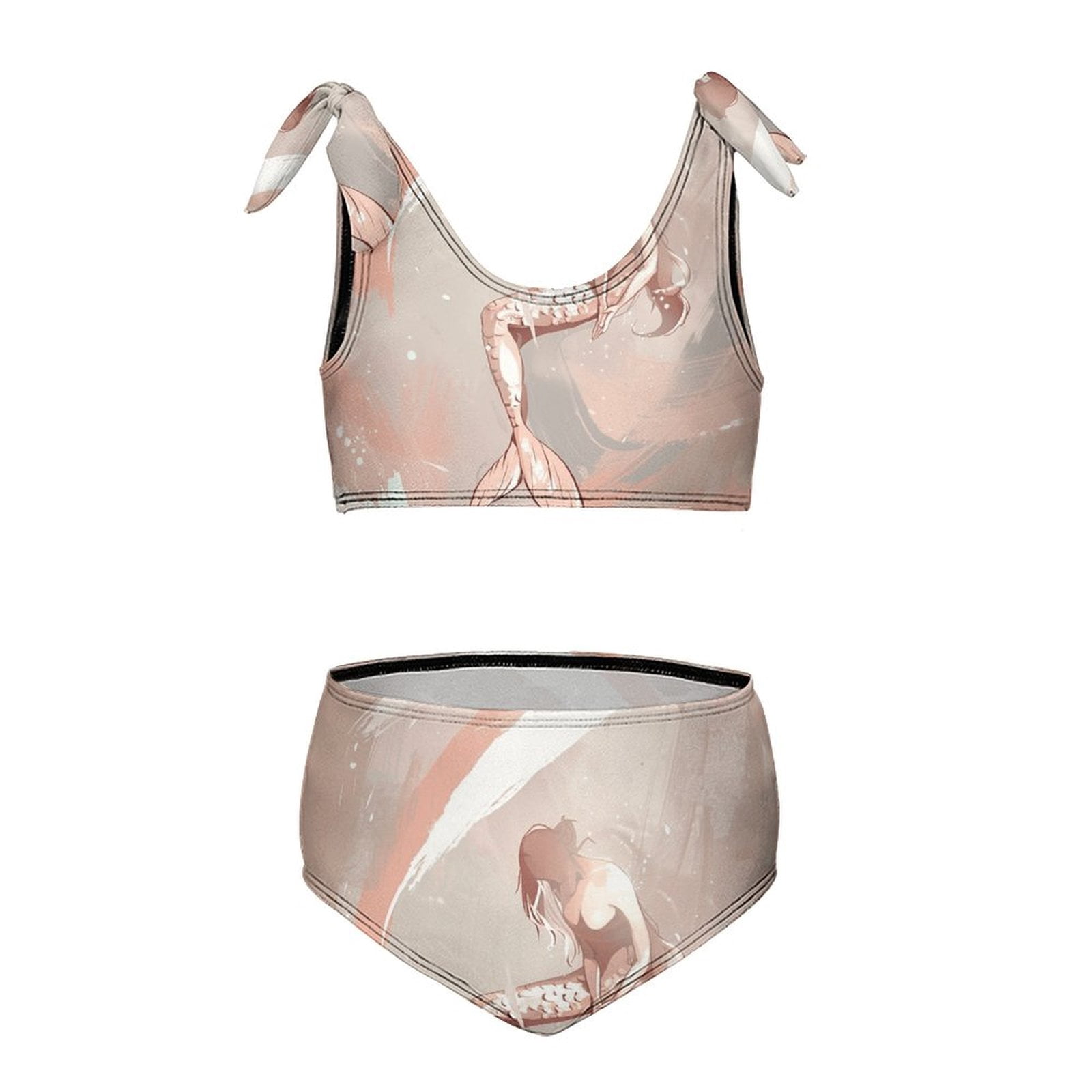 Ocean Cute Mermaid Girls' 2-Piece Tankini Swimsuit - Walmart.com