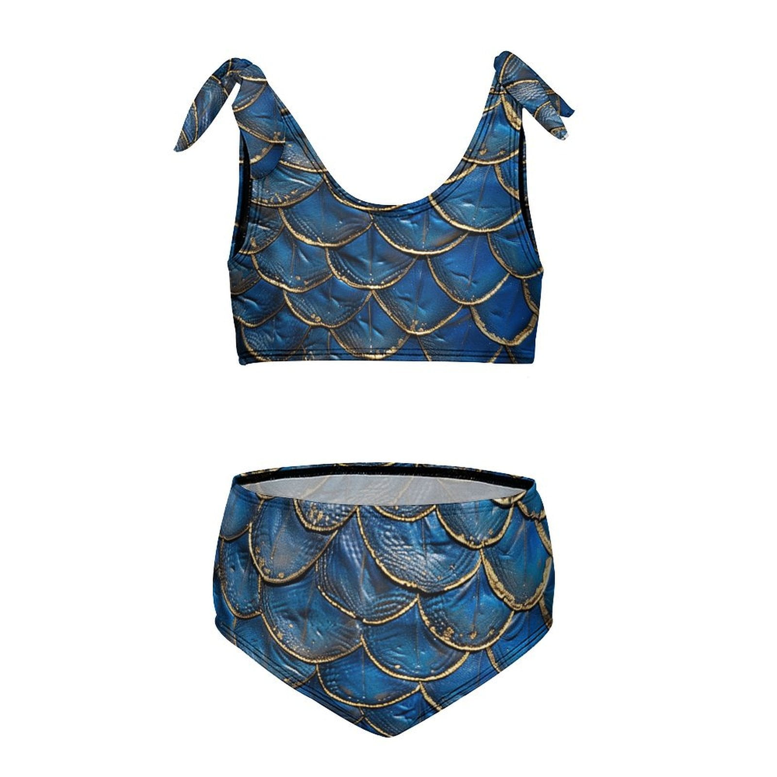 Ocean Cute Mermaid Girls' 2-Piece Tankini Swimsuit - Walmart.com