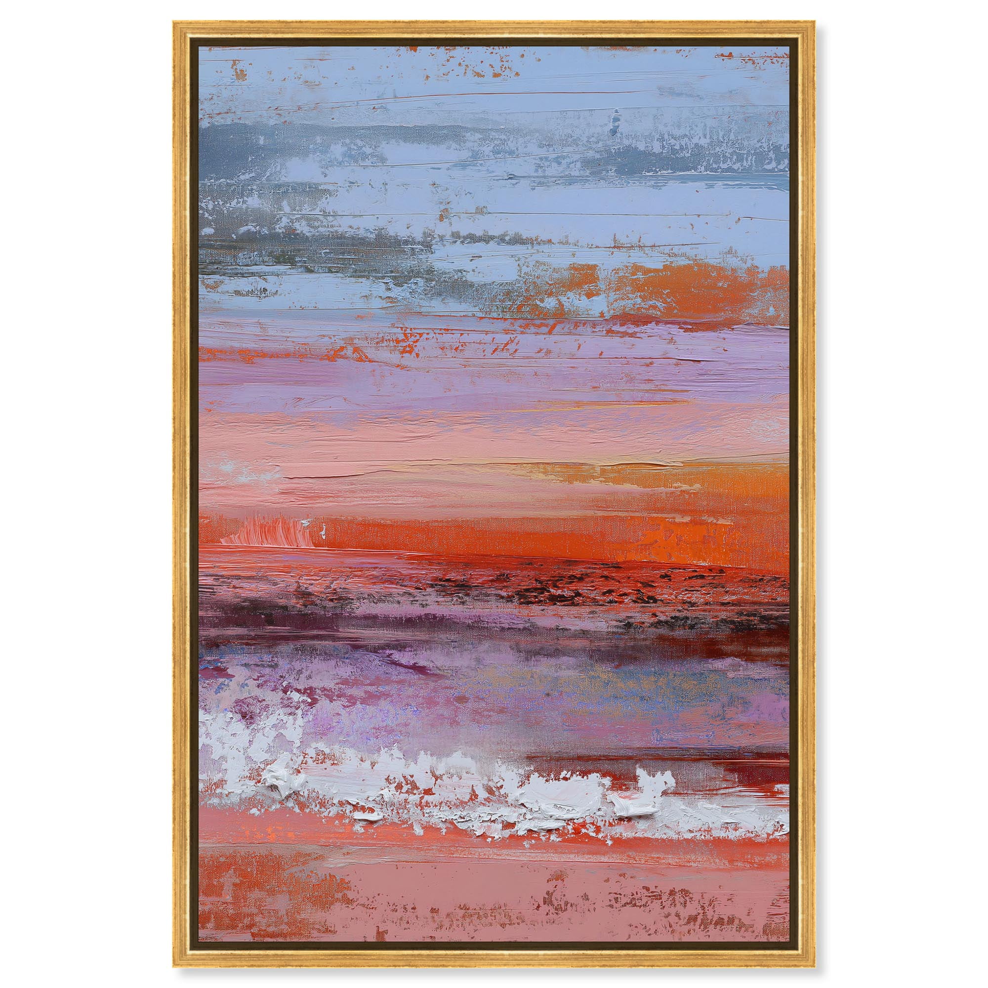 Ocean Depth II Canvas Print Living Room Wall Art by Art Remedy, Gold ...