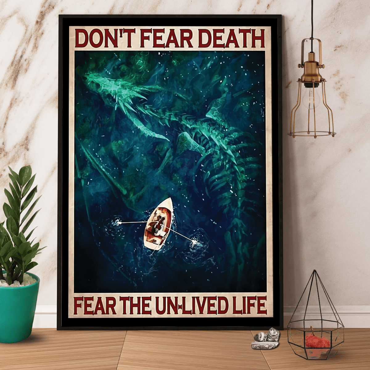 Ocean Dragon Don'T Fear Death Fear The Unlived Life Paper Poster No ...