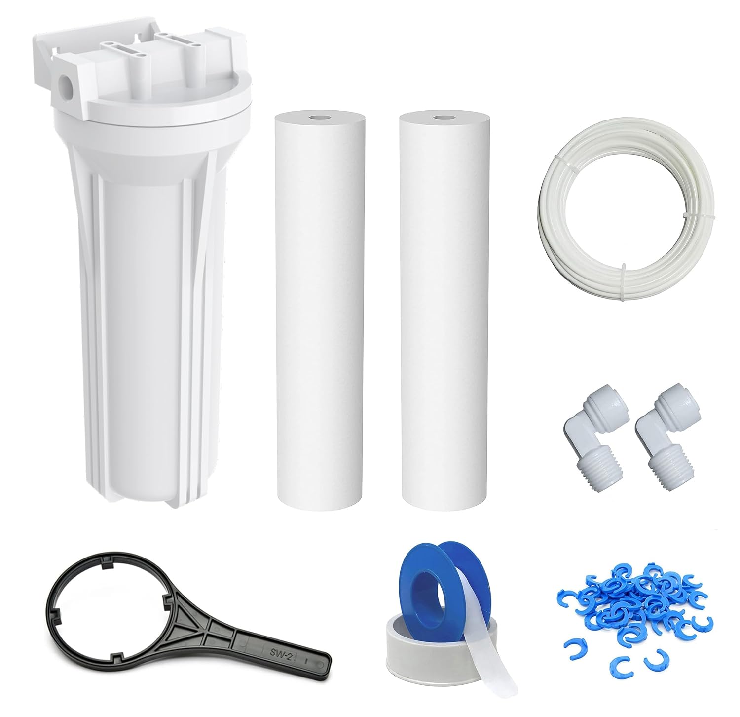 Ocean Drop Water Filter Whole House RO PreFilter Housing for Dirt Sand ...