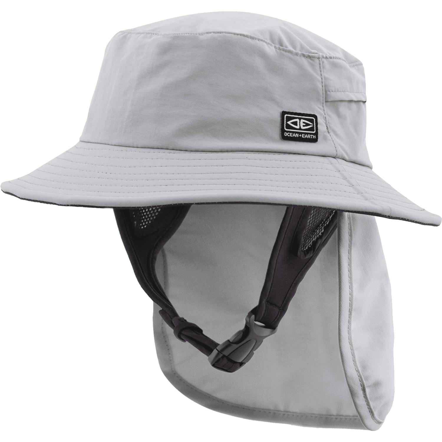 Ocean & Earth Indo Stiff Peak Surf Sun Hat UPF50+, Large, Grey ...