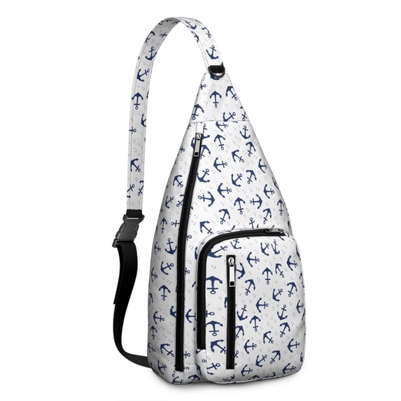 Ocean Explorer Sling Backpack - Tropical Beach Themed Shoulder Bag with ...