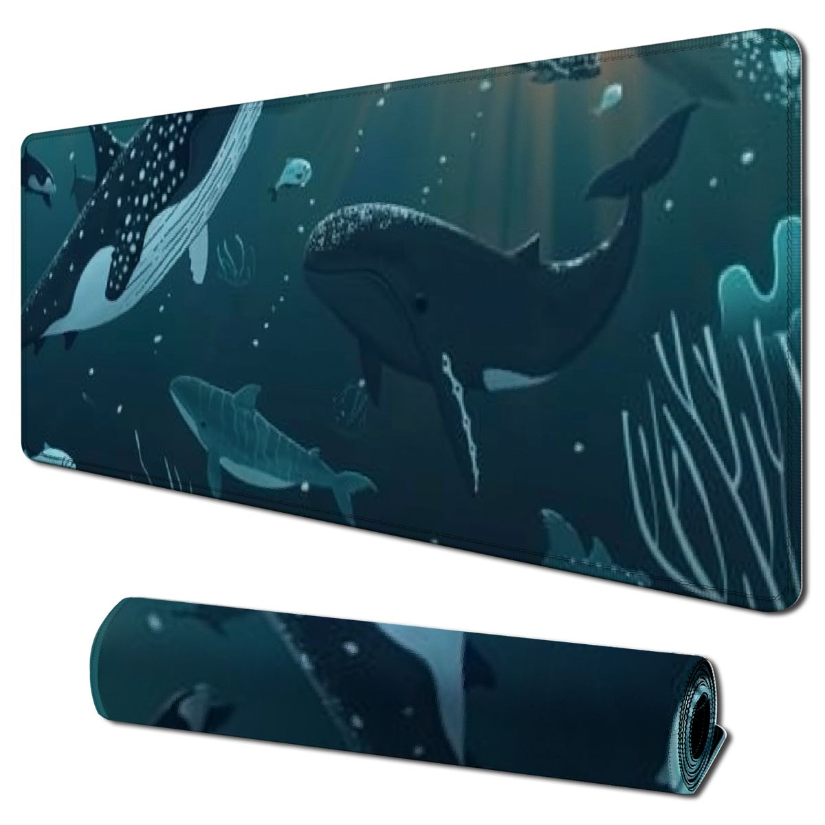 Ocean Extended Large XXL Gaming Mouse Pad, Keyboard Desk Pad, Funny Big ...