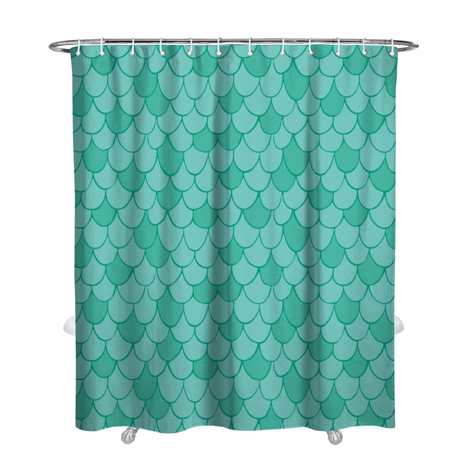 Ocean Fantasy Mermaid Scales Curtain 72x84in, Chun Yafang Polyester ...