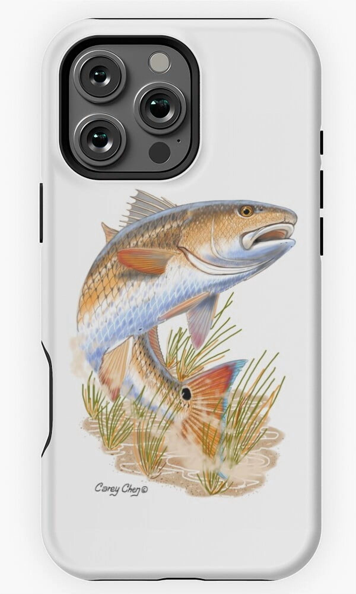 Ocean Fishing Fish Nature Art Retro iPhone 11 12 13 14 15 16 17 Pro Max ...