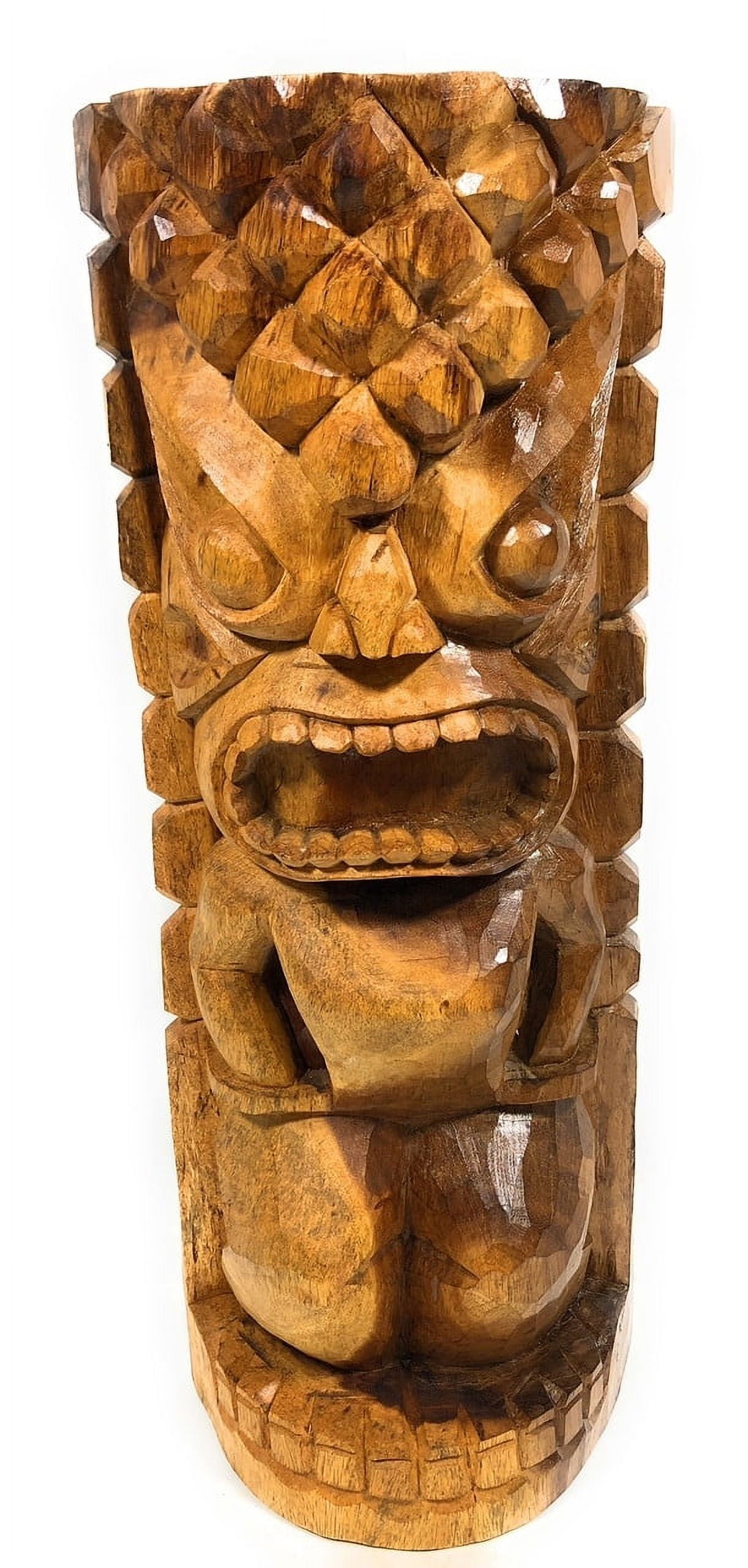 Ocean/Fishing Tiki Sculpture 26" - Hand Carved | Hawaii Museum | # ...