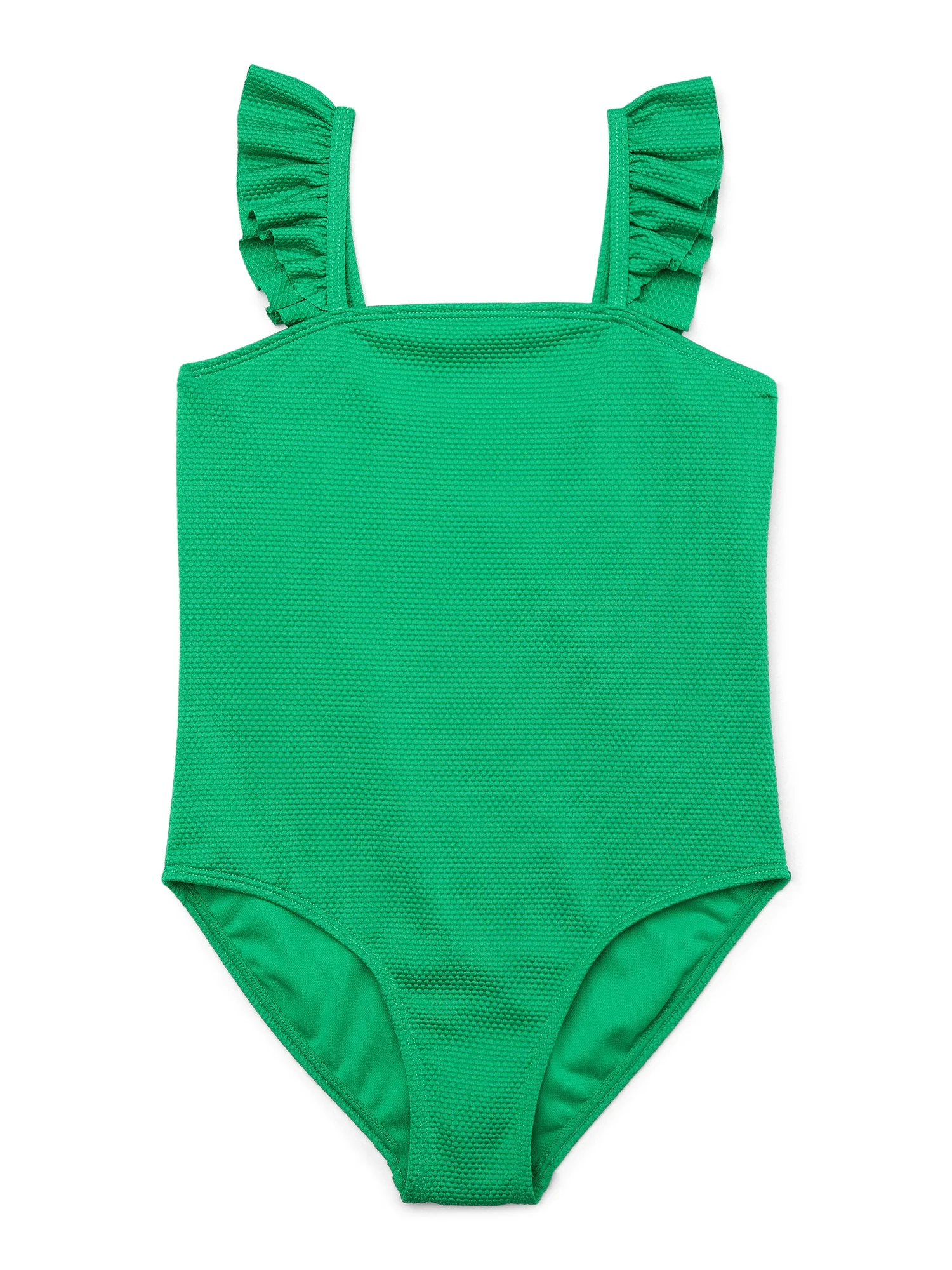 Ocean Gear Girls Ruffle Strap One Piece Swimsuit Sizes 4 16