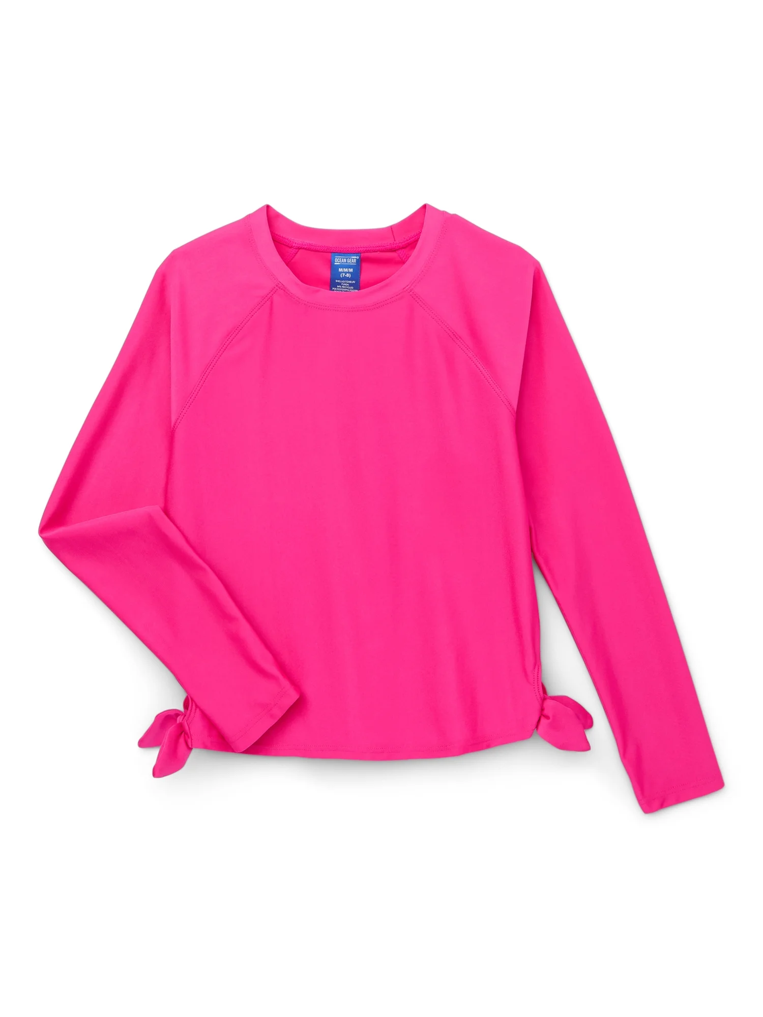 Ocean Gear Girls Swim Rash Guard Top - UV Protection - Walmart.com