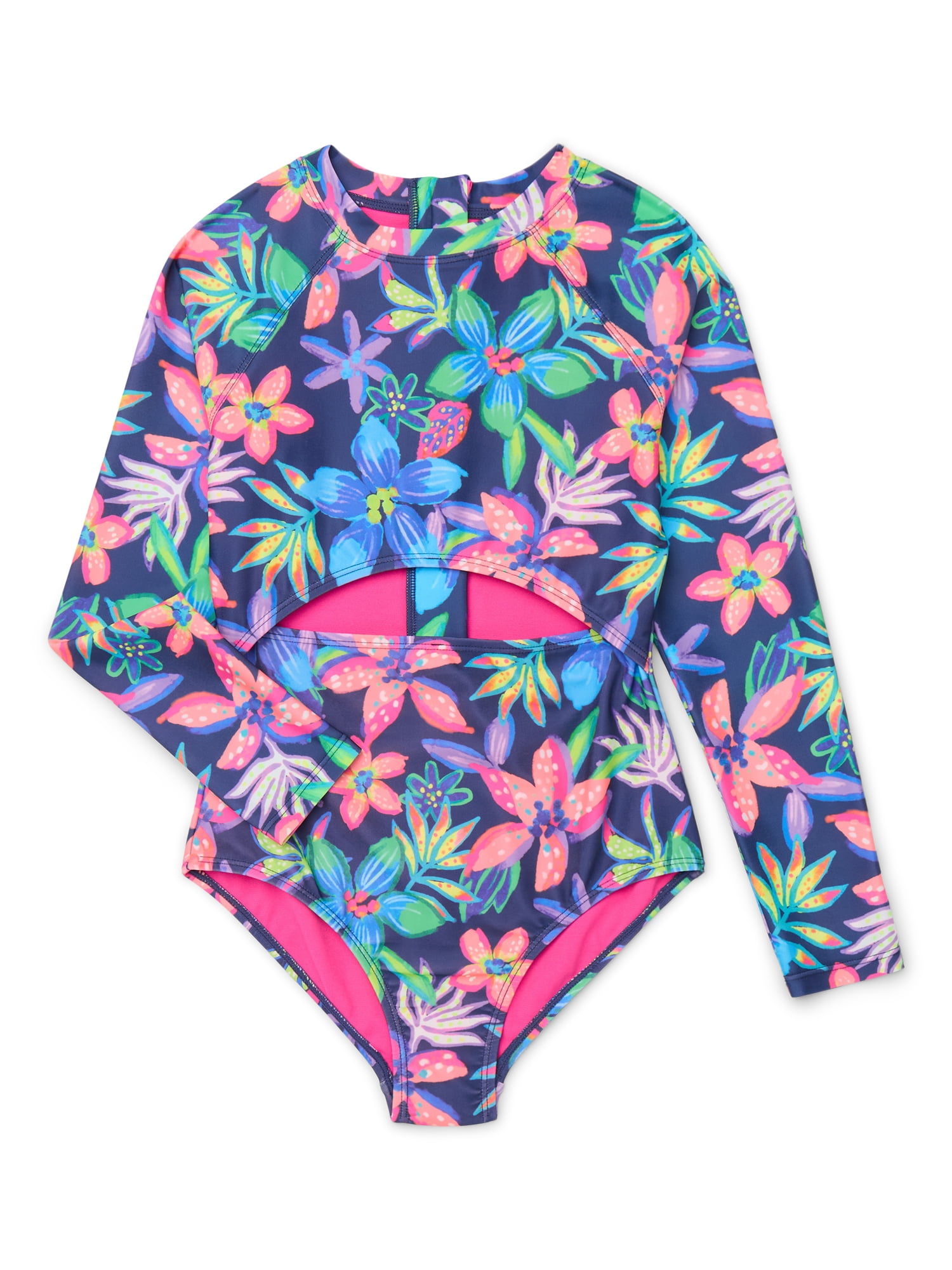 Ocean Gear Girls Short Sleeve Top and Bottoms Swim Set, 2-Piece, Sizes ...