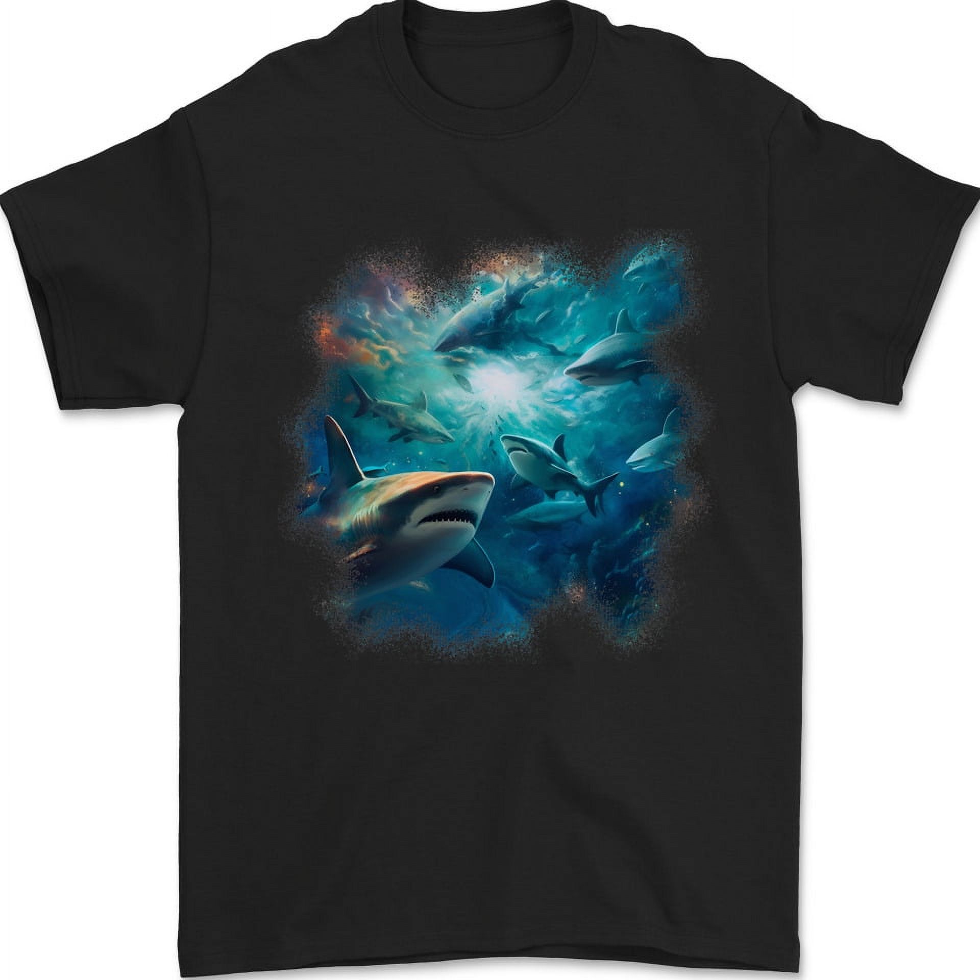 Ocean Great White Sharks Mens T-Shirt 100% Cotton - Walmart.com