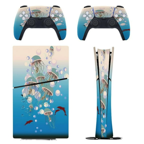 Ocean, Jellyfish PS5/PS5 Slim Digital Disc Skin Sticker For Console And ...