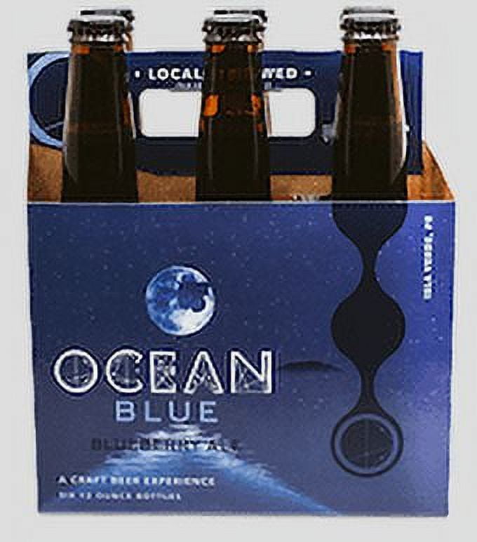 Ocean Lab Blue Ale craft beer 6 Pack 12 oz Glass Bottles 6.6% ABV ...