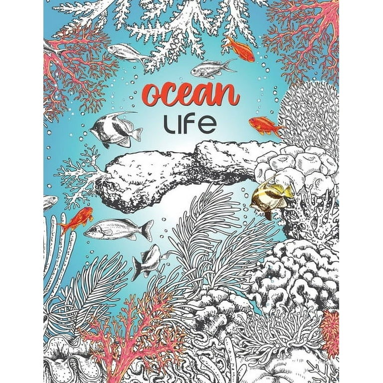 ocean coloring pages adult