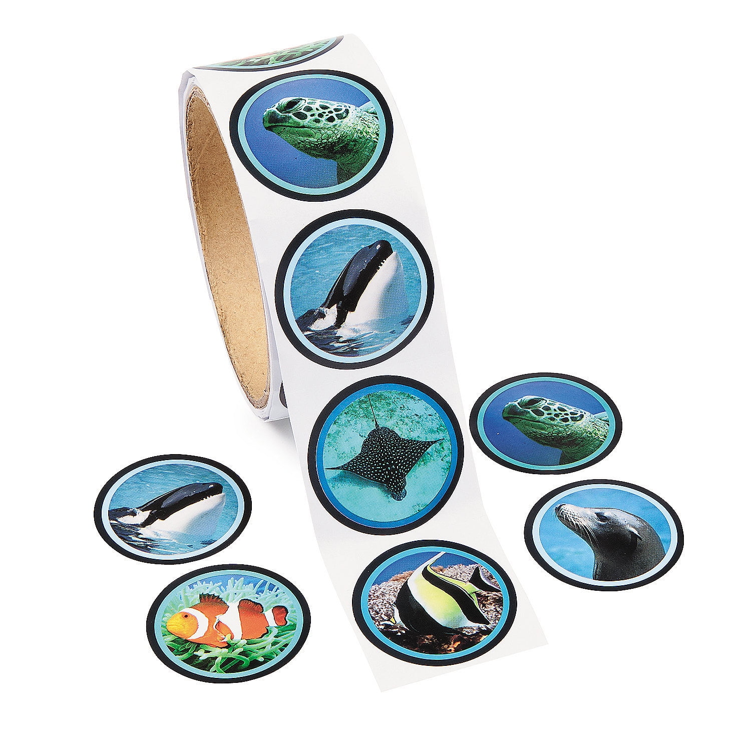Ocean Life Stickers - 100 Ct - Stationery - 1 Piece - Walmart.com