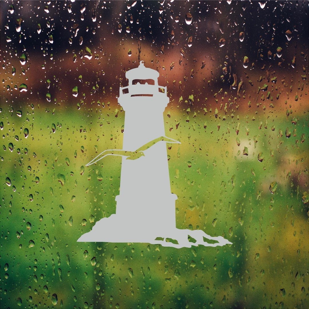 Ocean Lighthouse Etched Glass Vinyl Shower Door Decal Window - Walmart.com