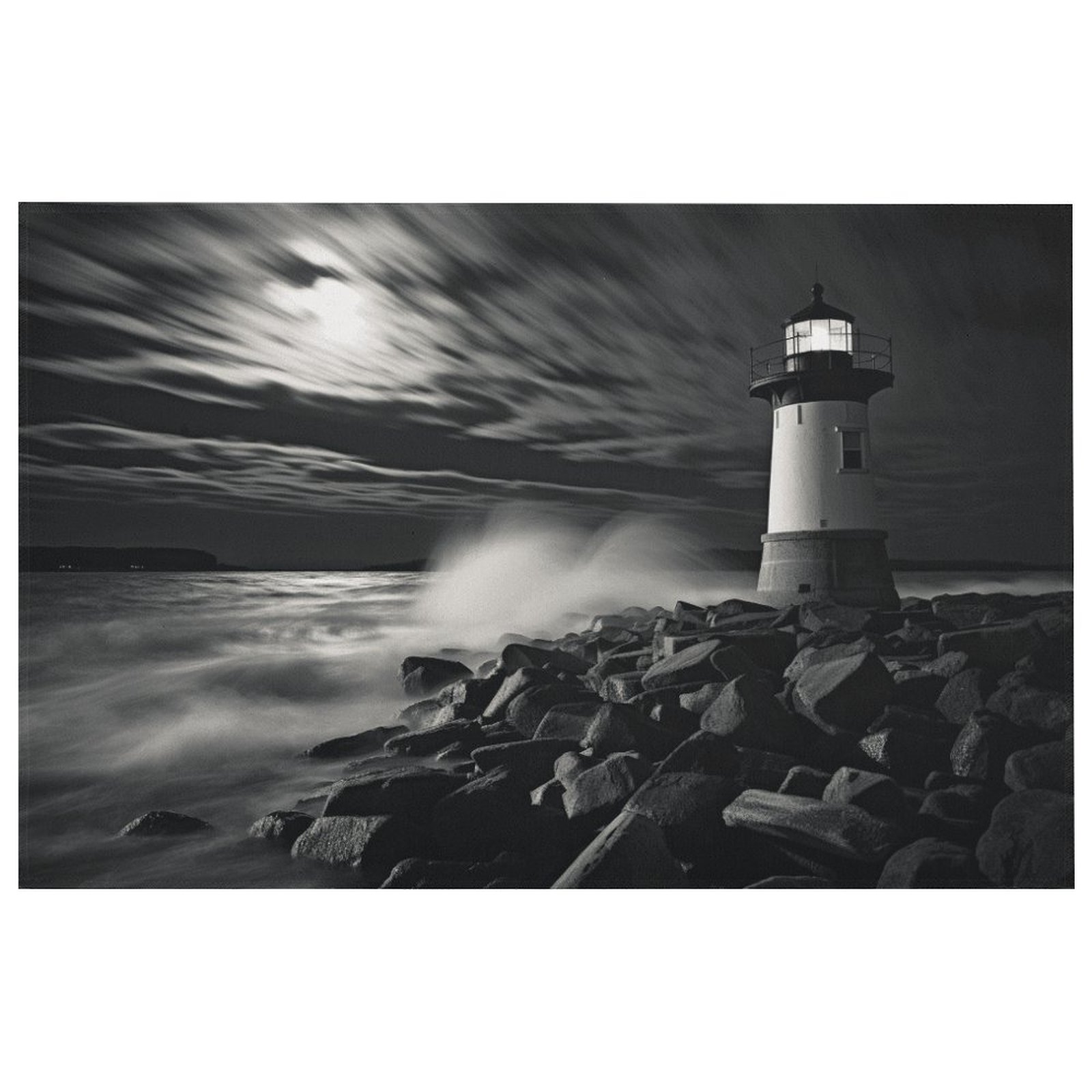 Ocean Lighthouse Rug - for Living Room, Bedroom, And Dining Room ...