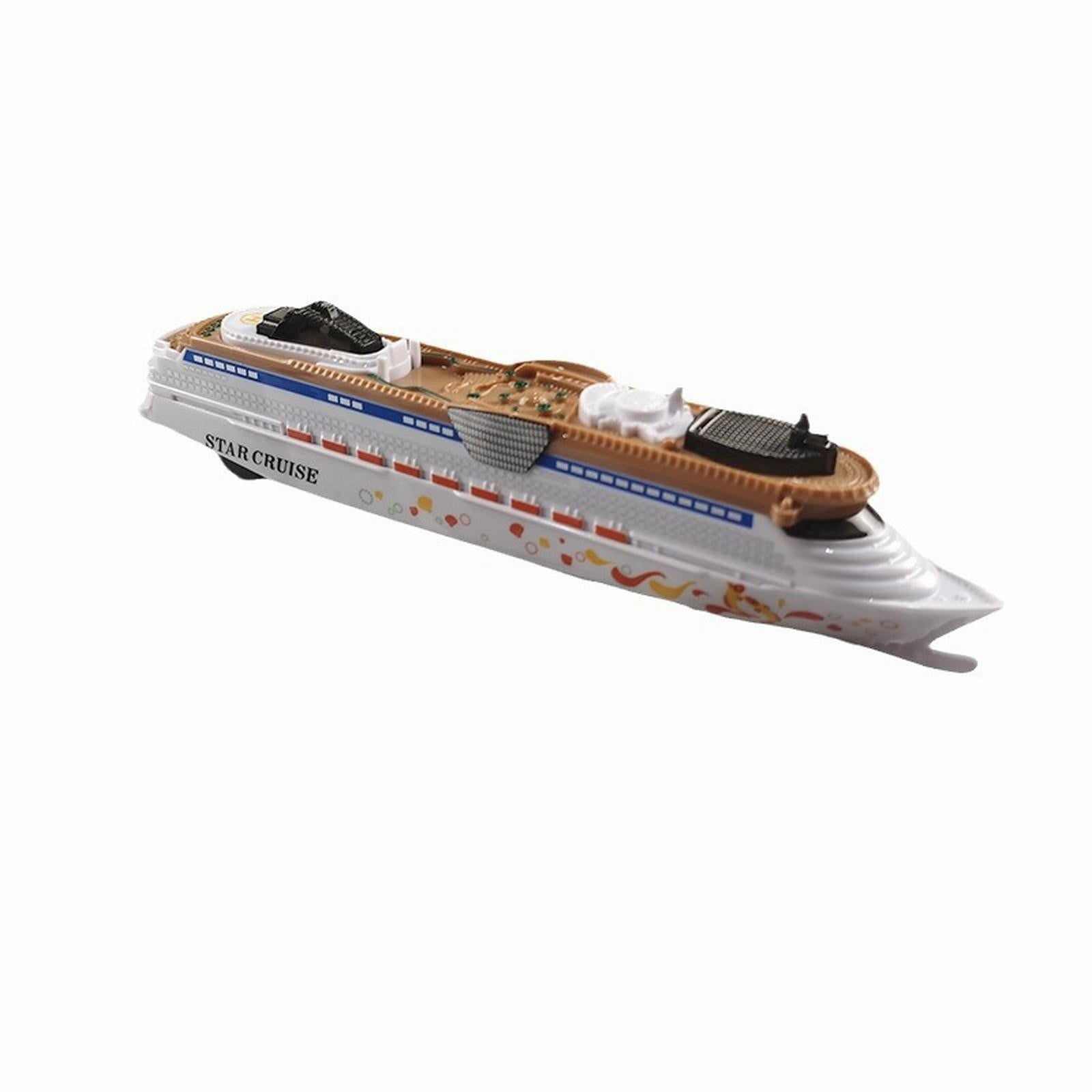 Ocean Liner Boat Toy with Light and Sound, Cruise Ship Model Toy, Kids ...