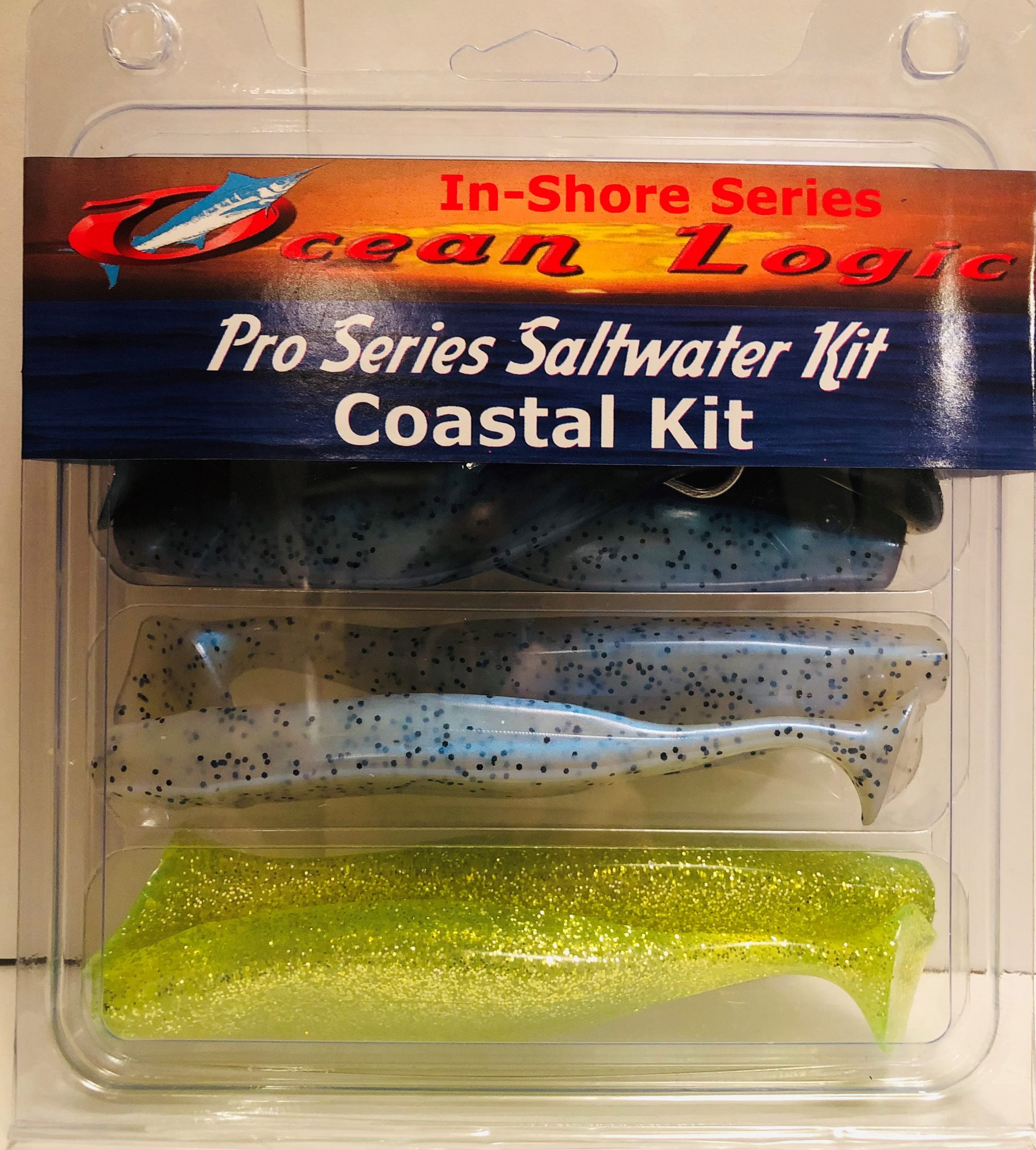 Ocean Logic Saltwater Fishing Kit, 17 Piece - Walmart.com
