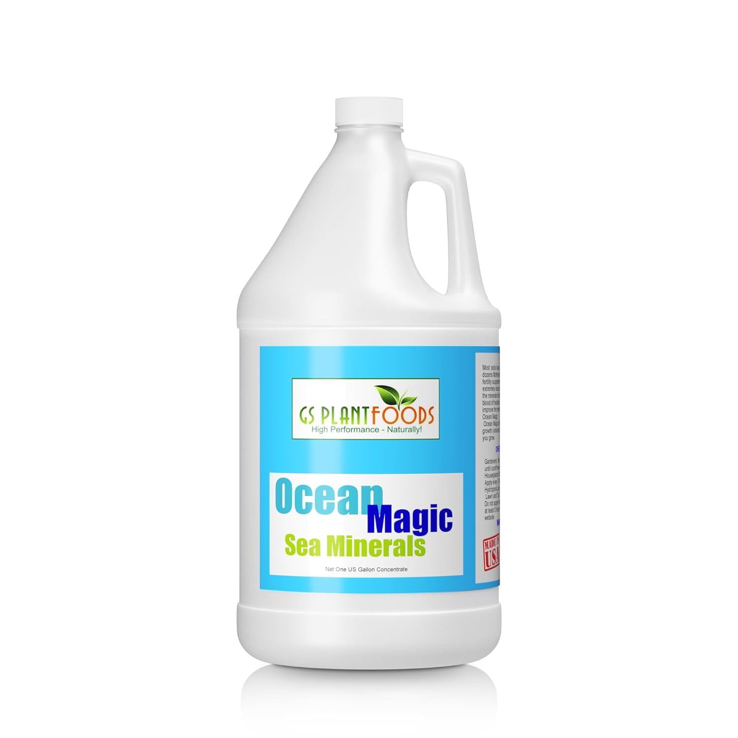 Ocean Magic Sea Mineral Fertilizer by GS Plant Foods(1 Gallon) - Soil ...
