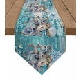 Ocean Octopus And StarIllustration Home Decor Table Runner Wedding ...