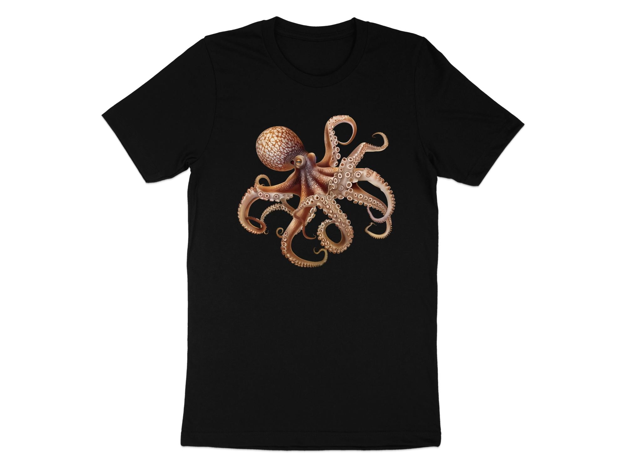 Ocean Octopus Fish Sea Creature Animal Graphic Design Gift T-Shirt ...