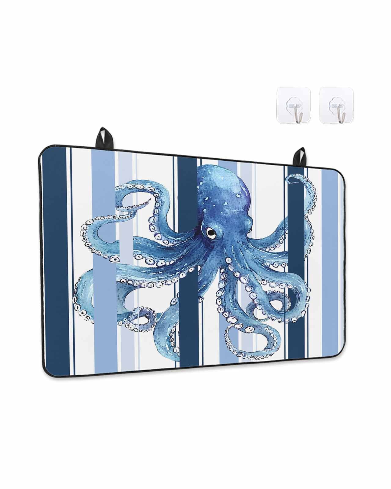 Ocean Octopus Stove Top Covers for Electric Stove, Kitchen Glass ...