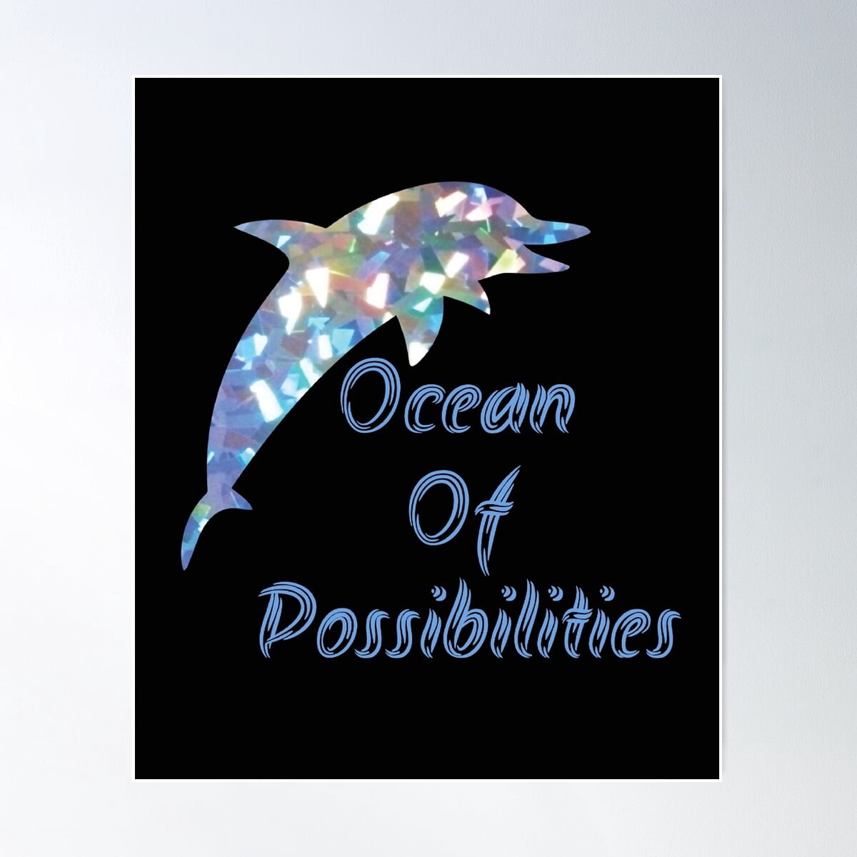 Ocean Of Possibilities Poster Wall Art, Modern Wall Decor For Living ...