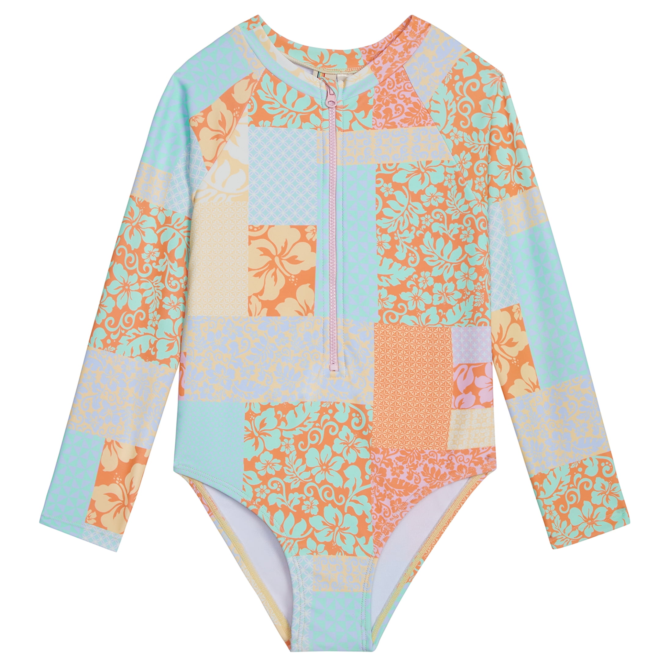 Ocean Pacific Girl's 1-Piece Rash Guard, Sizes 4 - 14 - Walmart.com