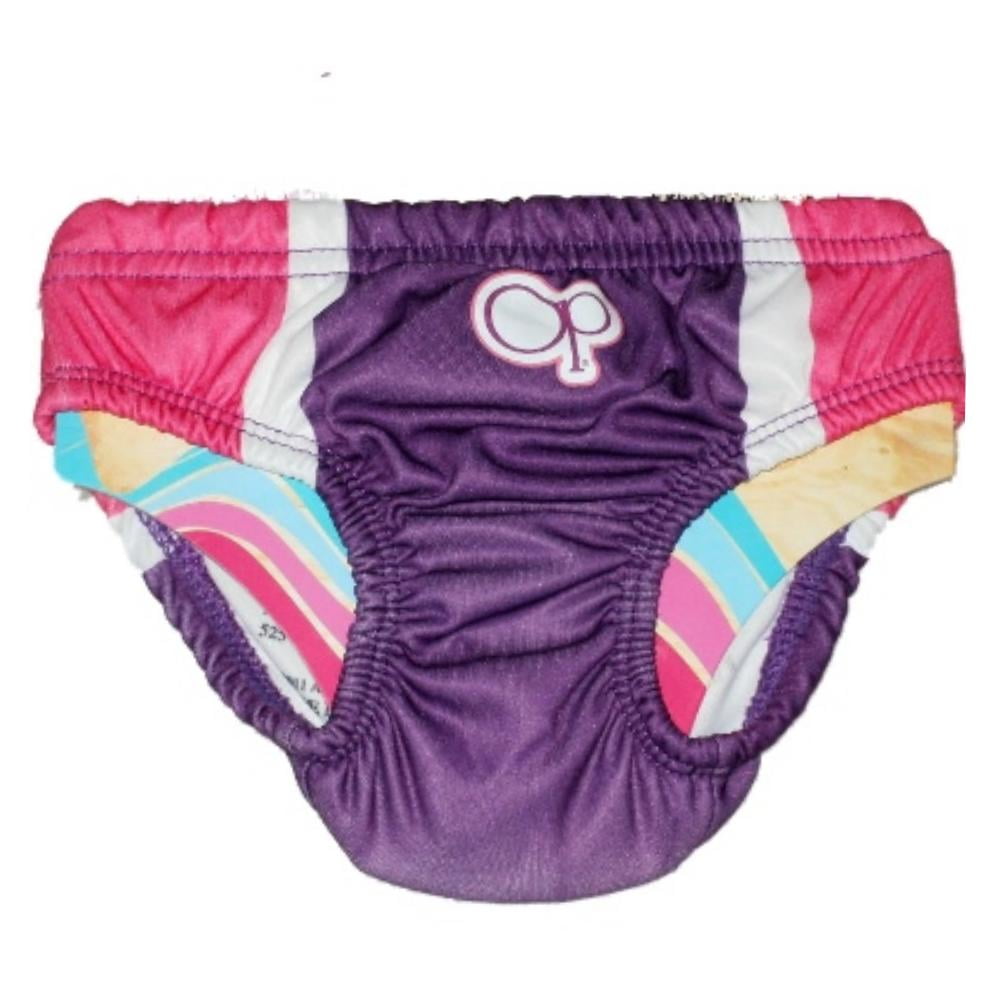 Ocean Pacific Infant Girls Pink & Purple Reusable Swim Diaper M/L ...