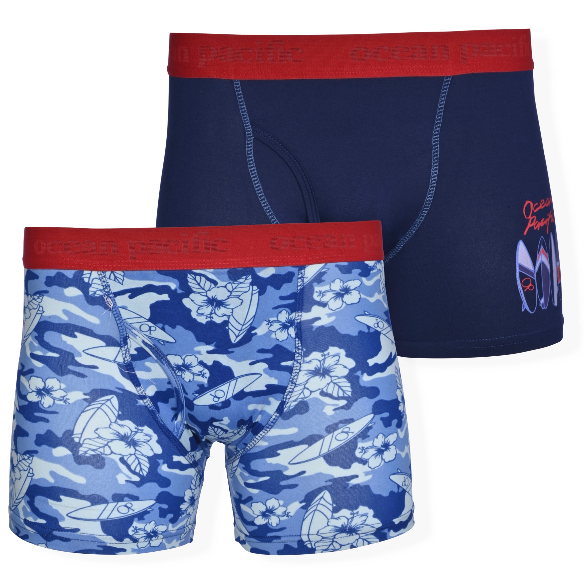 Ocean Pacific Men's Brushed Poly Boxer Briefs, 2-Pack, Sizes S-XL ...