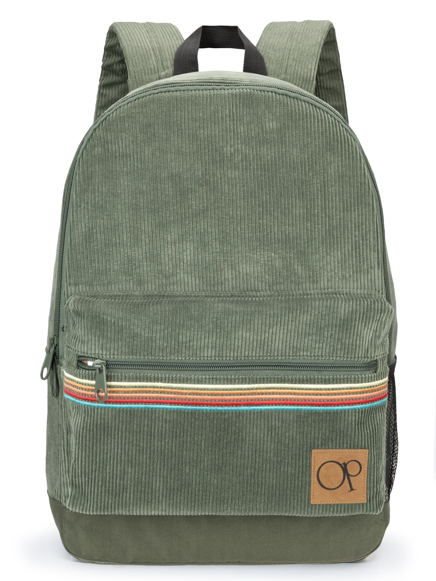Ocean Pacific OG Corduroy Backpack for Travel, Waterproof College Fits ...