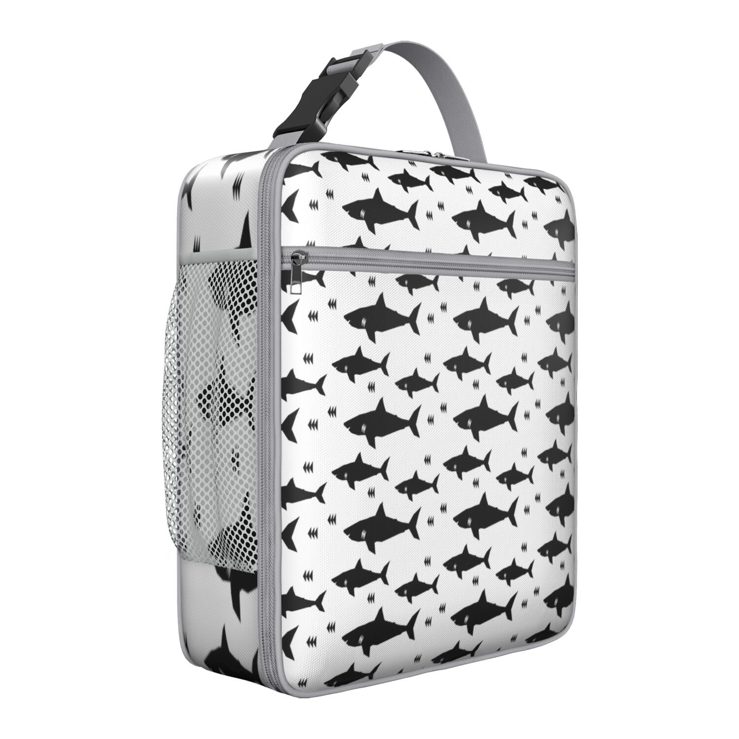 Ocean Predator Lunch System - Shark Themed Insulated Bag with 3 Storage ...