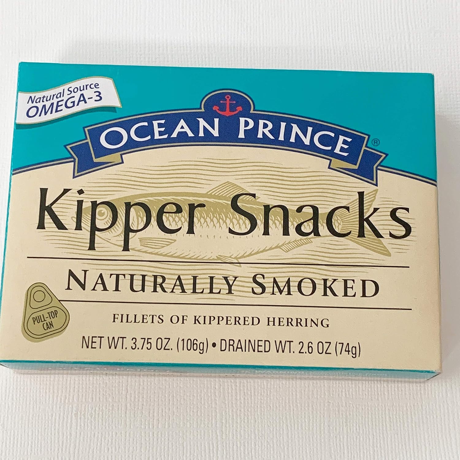 Ocean Prince Kipper Snacks Naturally Smoked Fillets of Kippered Herring ...