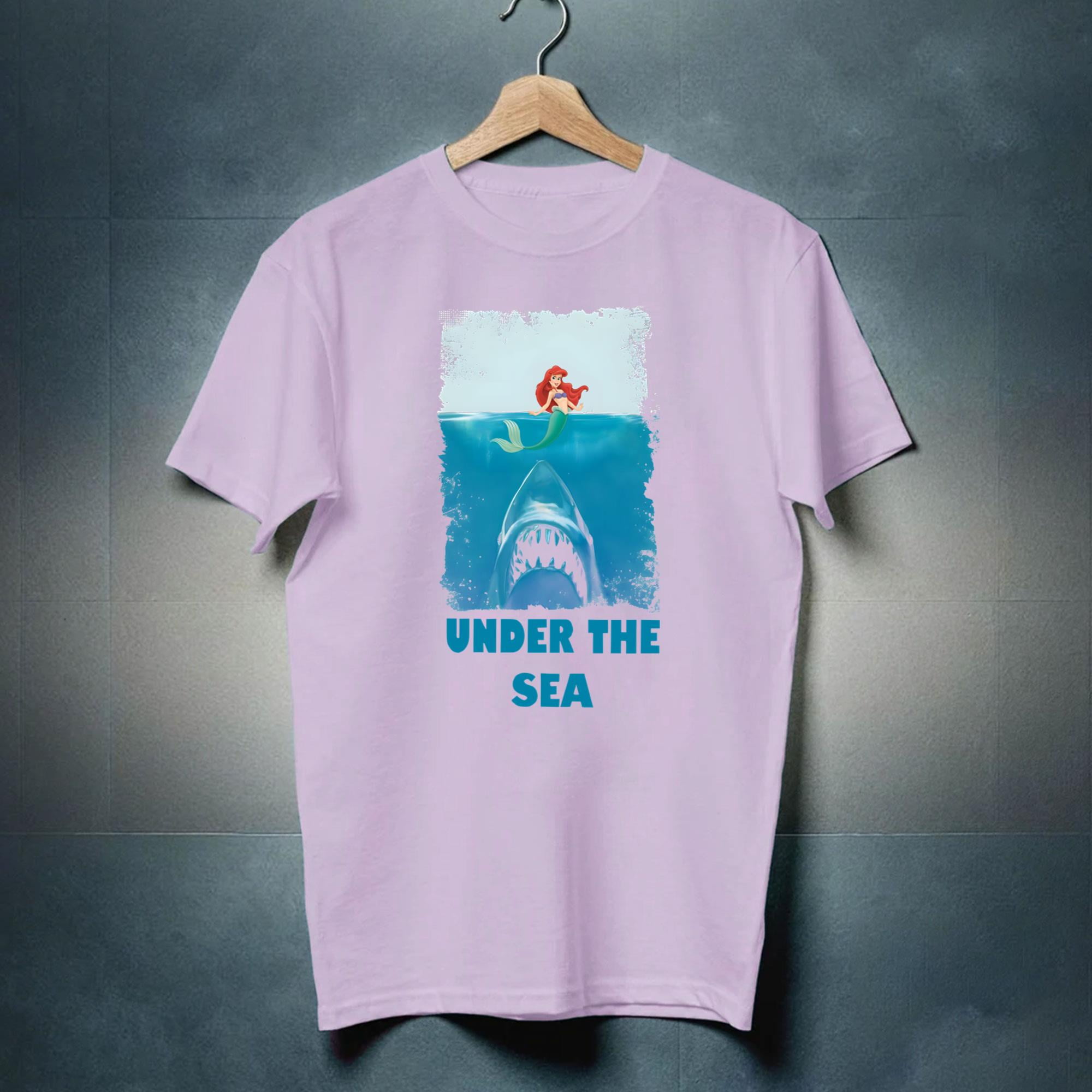 Ocean Princess vs Shark Parody Shirt, Fantasy Sea Creature Mashup ...