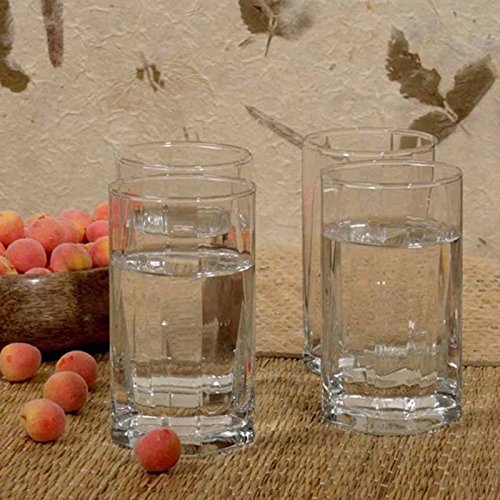 Ocean Pyramid Glass Set 300 ml Clear Pack of 6 - Walmart.com