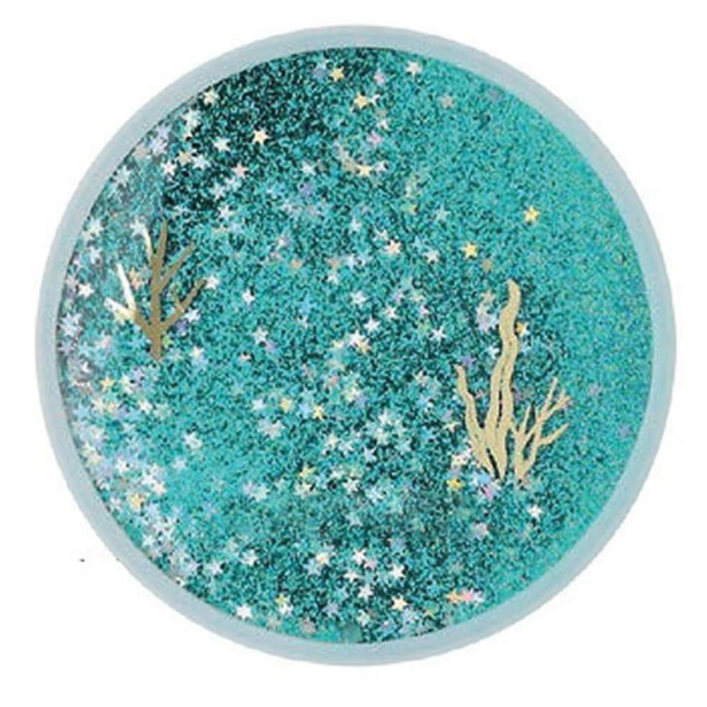 Ocean Quicksand Coaster,Table Cup Mat,Silicone Non-Slip Coffee Placemat ...