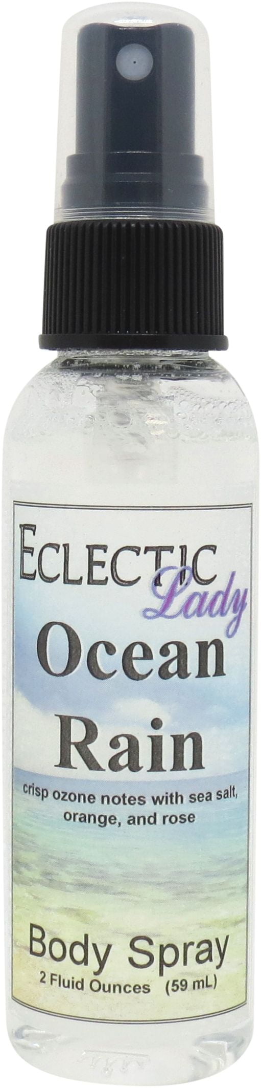 Ocean Rain Body Spray, Eclectic Lady, Hydrating Mist, Unisex (Double ...