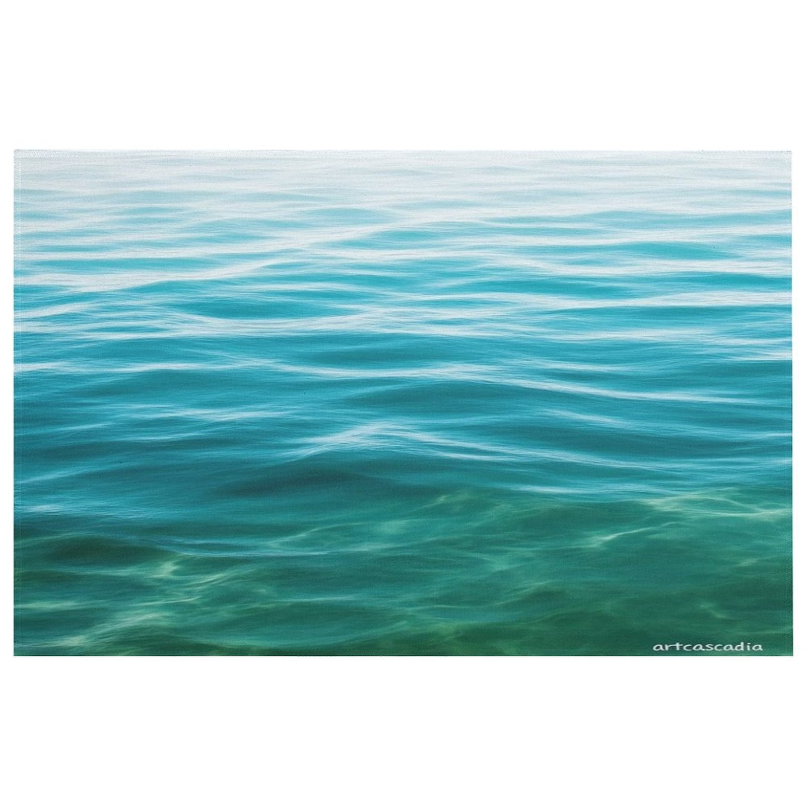 Ocean Ripple Texture Adult Home Decor Bedroom Living Room Crystal ...