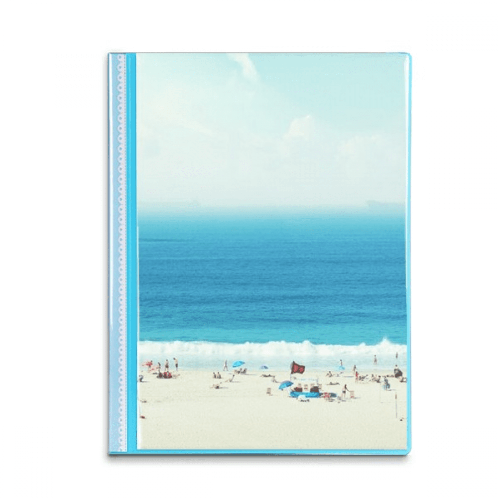 Ocean Sand Beach Science Nature Picture Book Sheet Protectors Portfolio ...