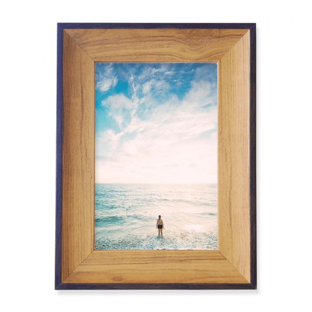 Ocean Sand Beach Sea Picture Photo Frame Exhibition Display Art Desktop ...