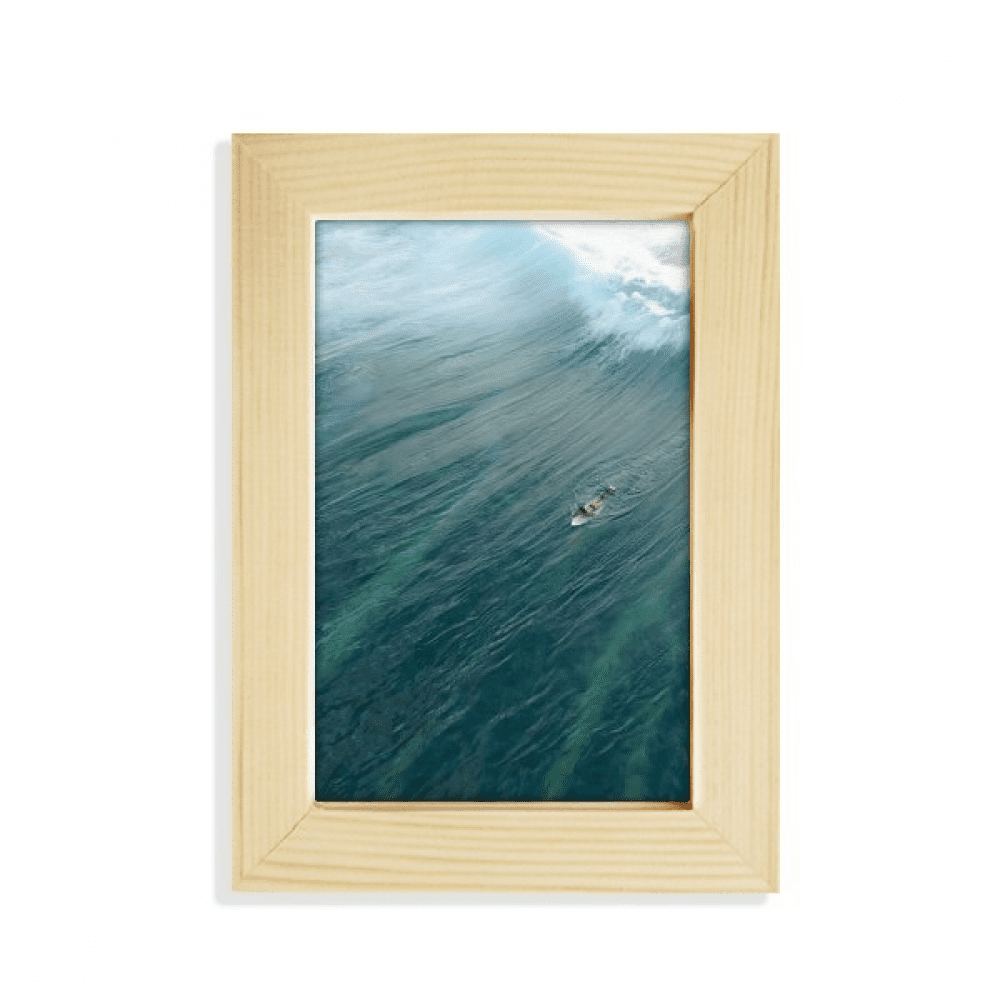 Ocean Sand Beach Sea Surfing Wave Picture Desktop Display Photo Frame ...