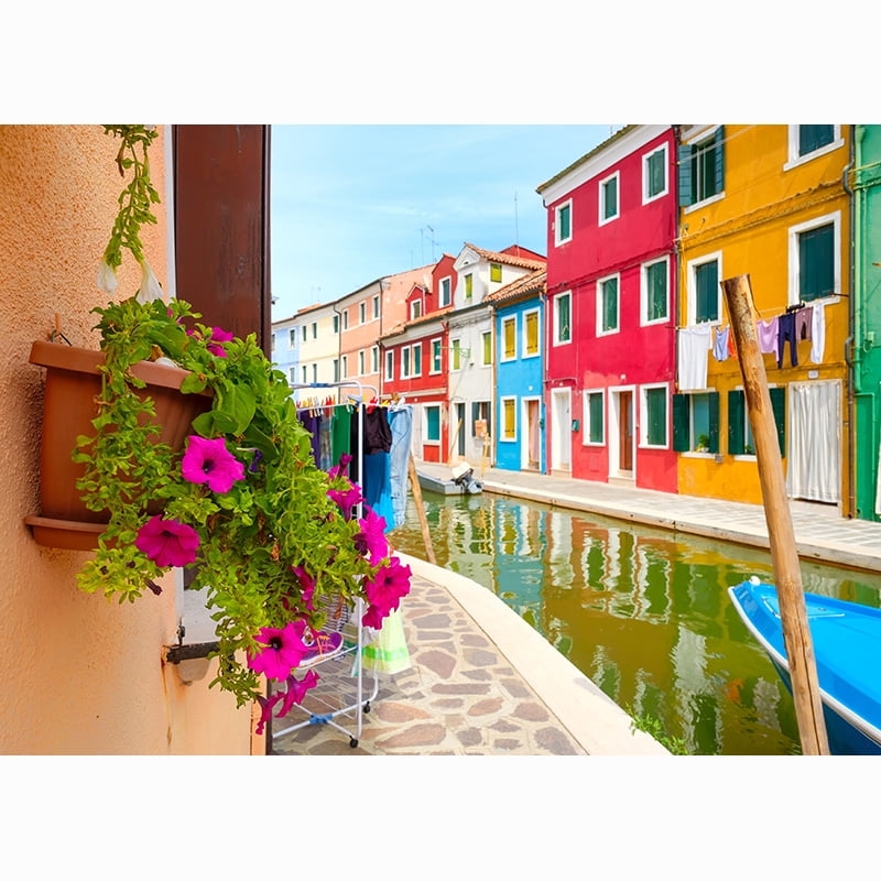 Ocean Scenery Photo Studio Photography Background Lake Scenic Beach Trees Landscape Backdrops FJ ...