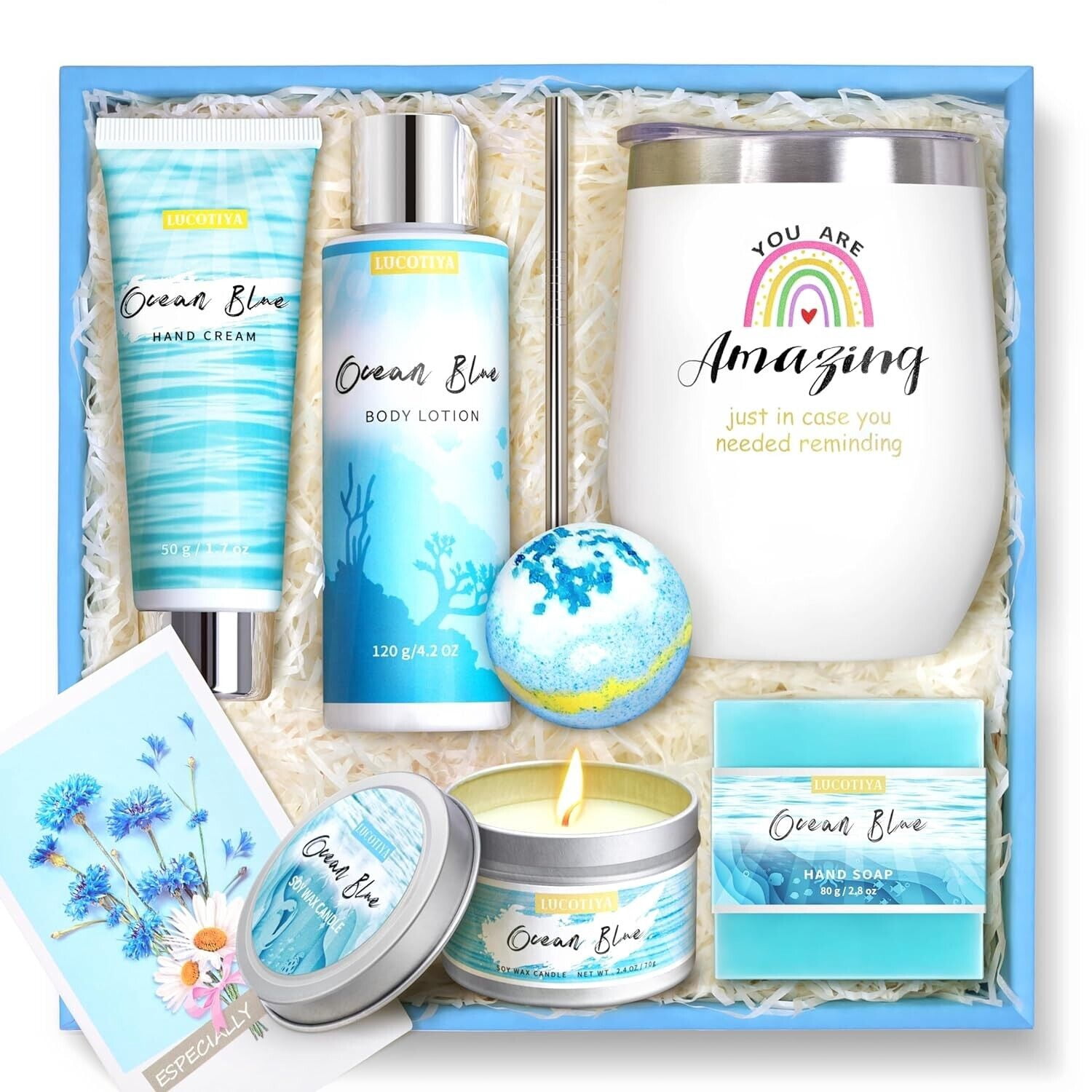 Ocean Scented Spa Gifts for Women: 7 Luxe Self-Care Items - Walmart.com