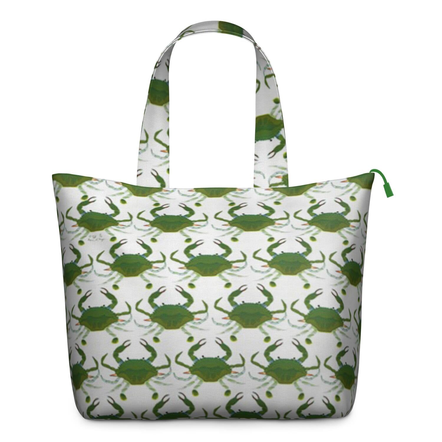 Ocean & Sea Life Inspired Tote Bag - Cute Crab Design Weekender Bag ...