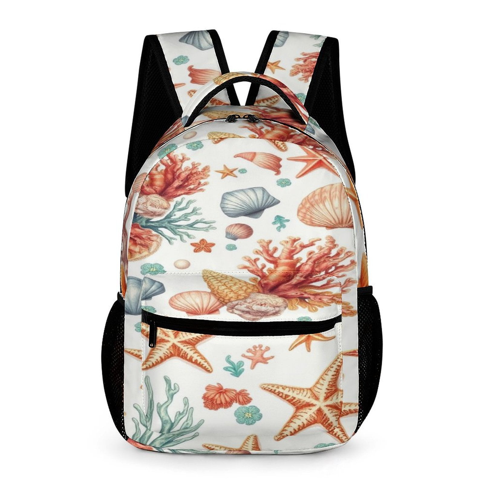 Ocean Sea Life Pattern Student Bookbag Notebook Backpacks 3D Print ...