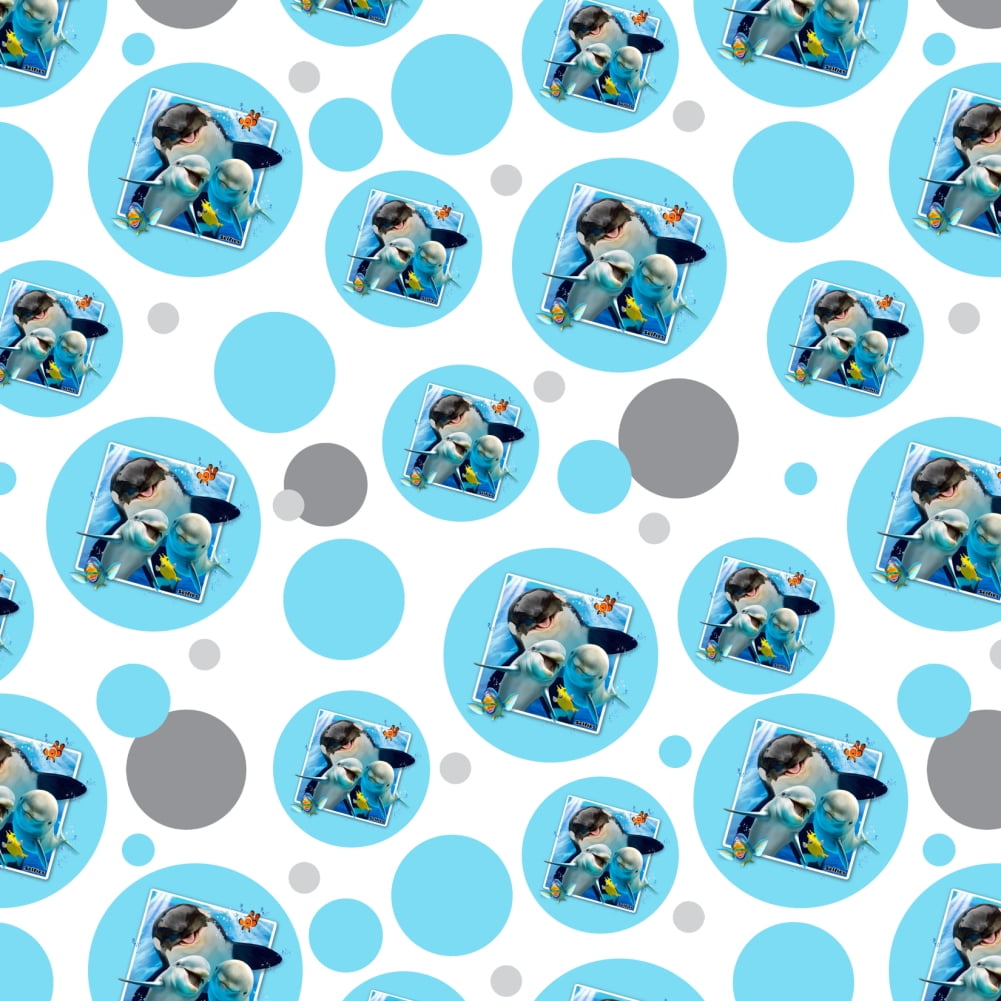 Ocean Selfie Picture Orca Killer Whale Dolphins Premium Gift Wrap ...