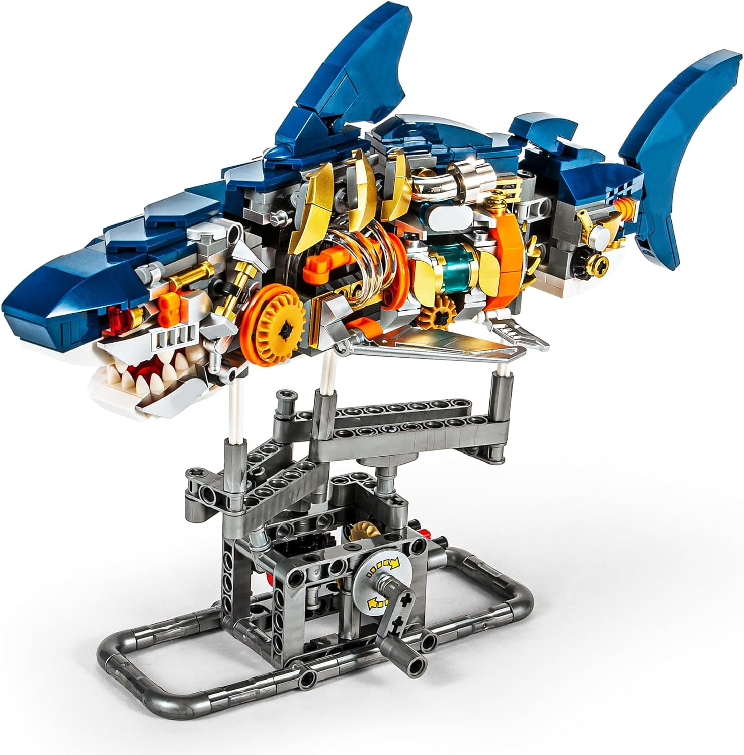 Ocean Series Shark Building Blocks Set (687Pieces) Creative Sea Animal ...